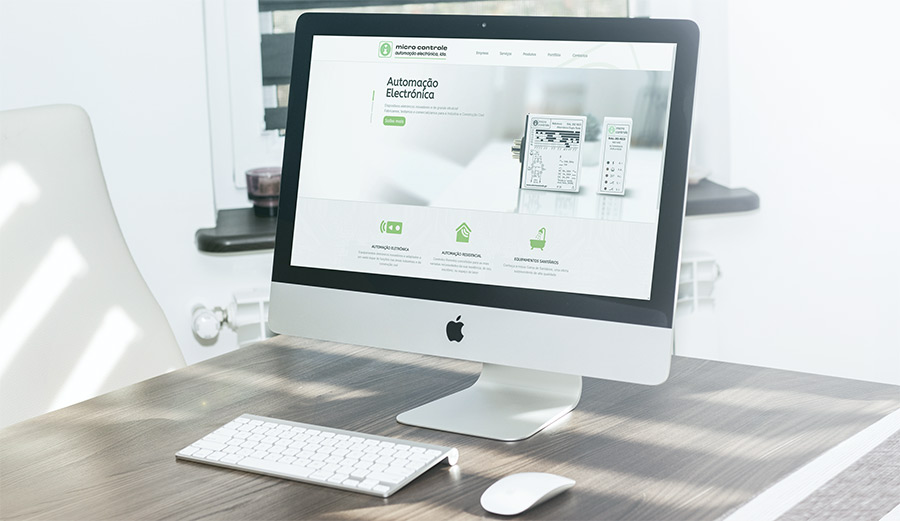 Novo site da Micro Controle